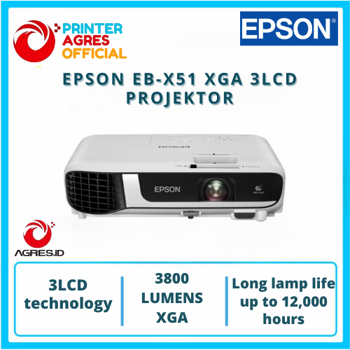 Jual RUMPIN PROYEKTOR EPSON EB-X51 EPSON EB X51 EBX51 3800 LUMENS XGA ...