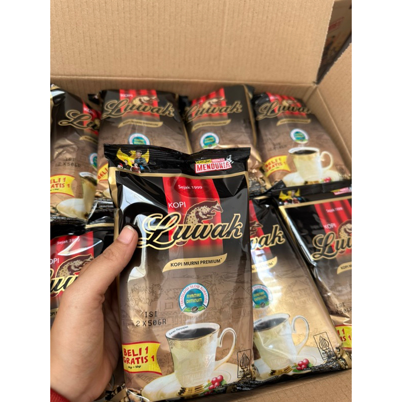 Jual Kopi Luwak Hitam 50gr kemasan beli 1 gratis 1 / Luwak Coffe ...