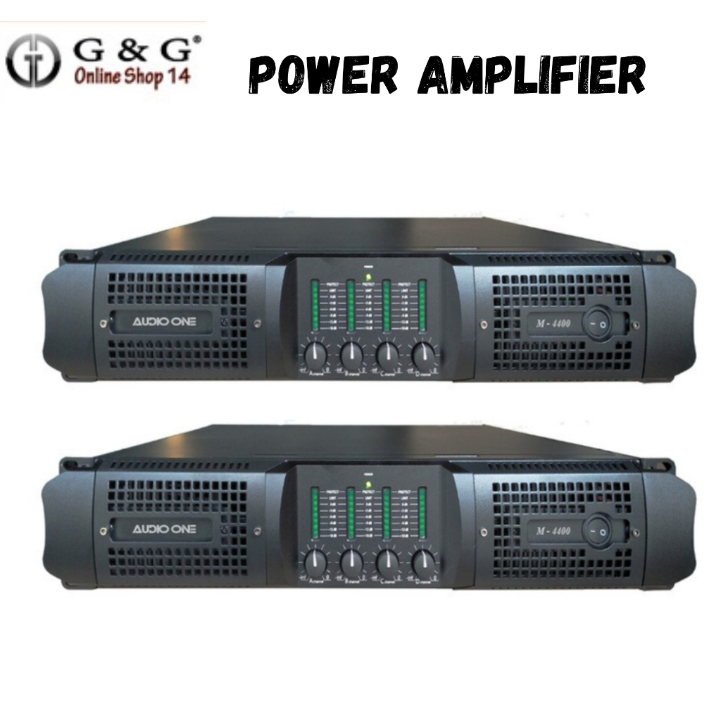 Jual AUDIO ONE Power Amplifier Sound System 4 Channel, 4000 Watt ...