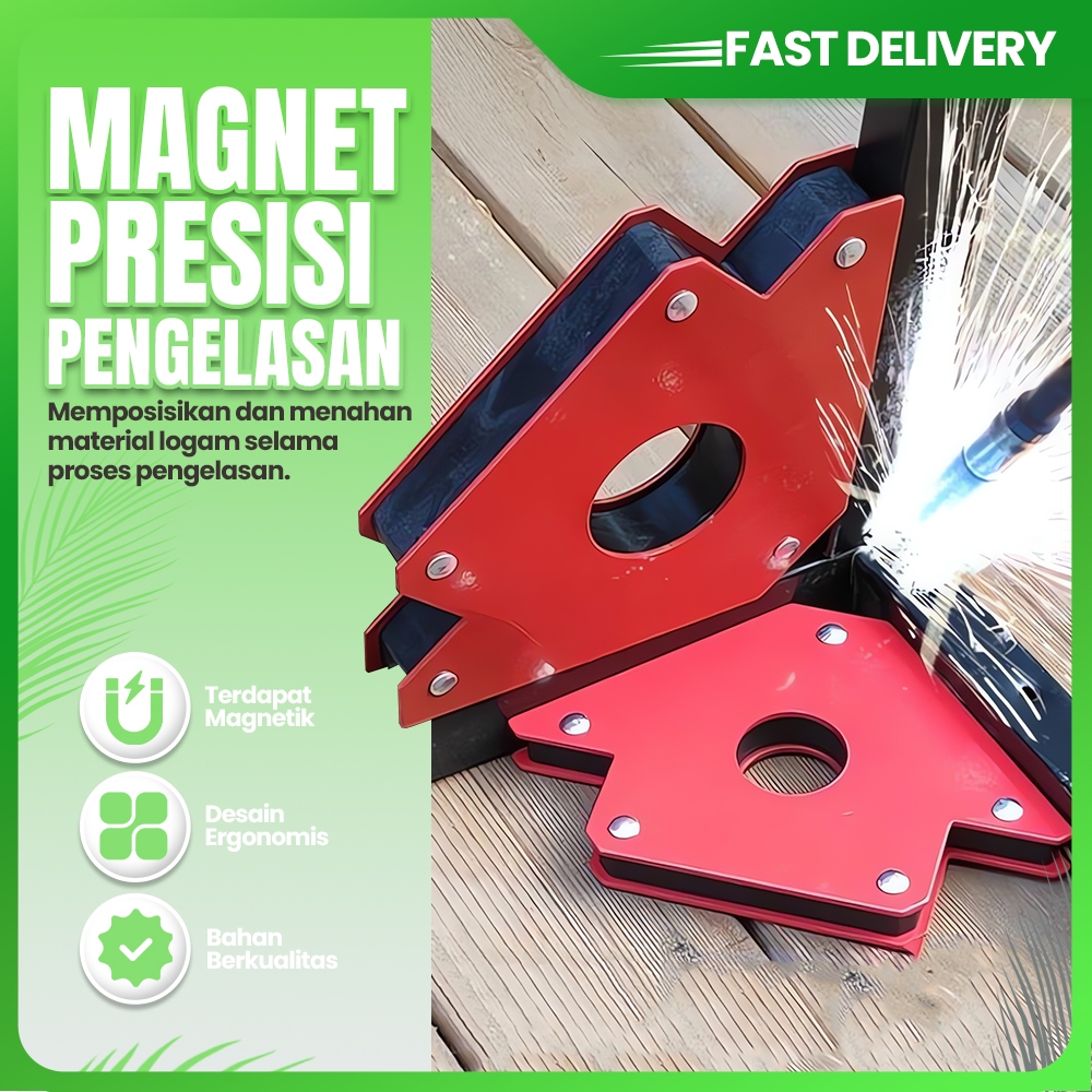 Jual Siku Magnet Las Penggaris Pengatur Posisi Multi-Sudut Magnetic ...