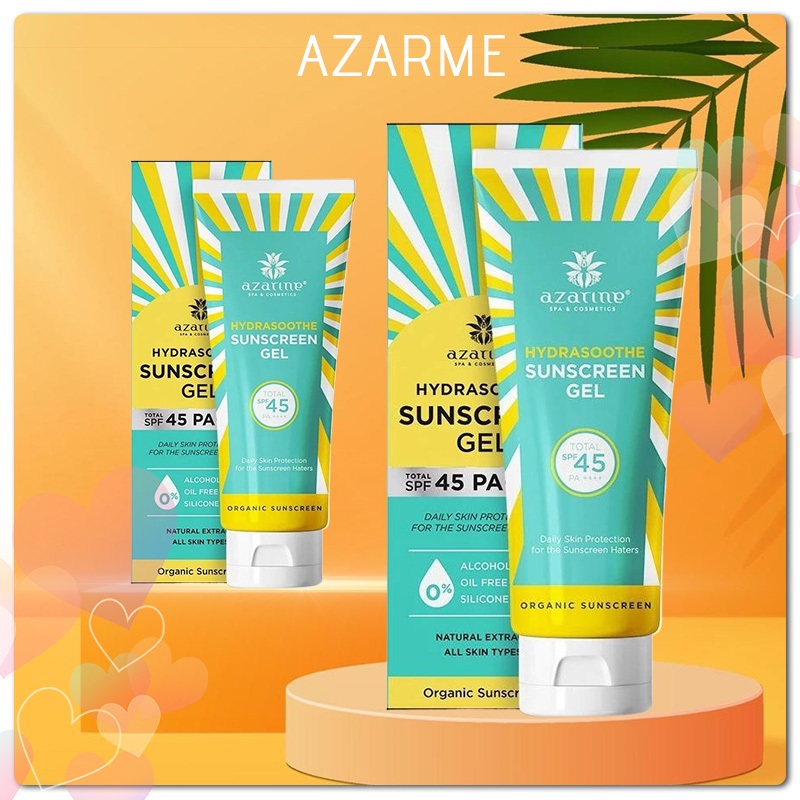 Jual Azarine Hydrasoothe Sunscreen Gel SPF45 PA++++ | Azarine Sun ...