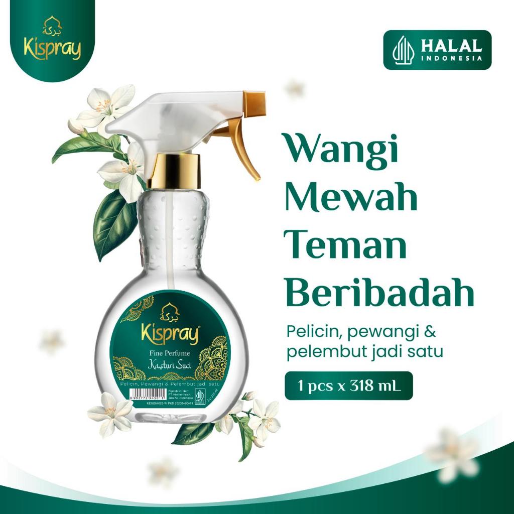 Jual Kispray Kasturi - Pelicin, Pewangi & Pelembut - Botol - 1 pcs x 318 mL | Shopee Indonesia
