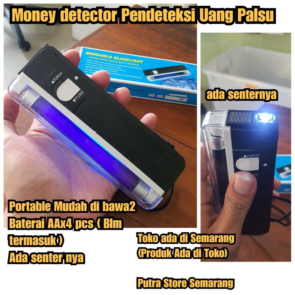 Jual Lampu pendeteksi uang Lampu ultrviolet ungu lampu uang Money ...