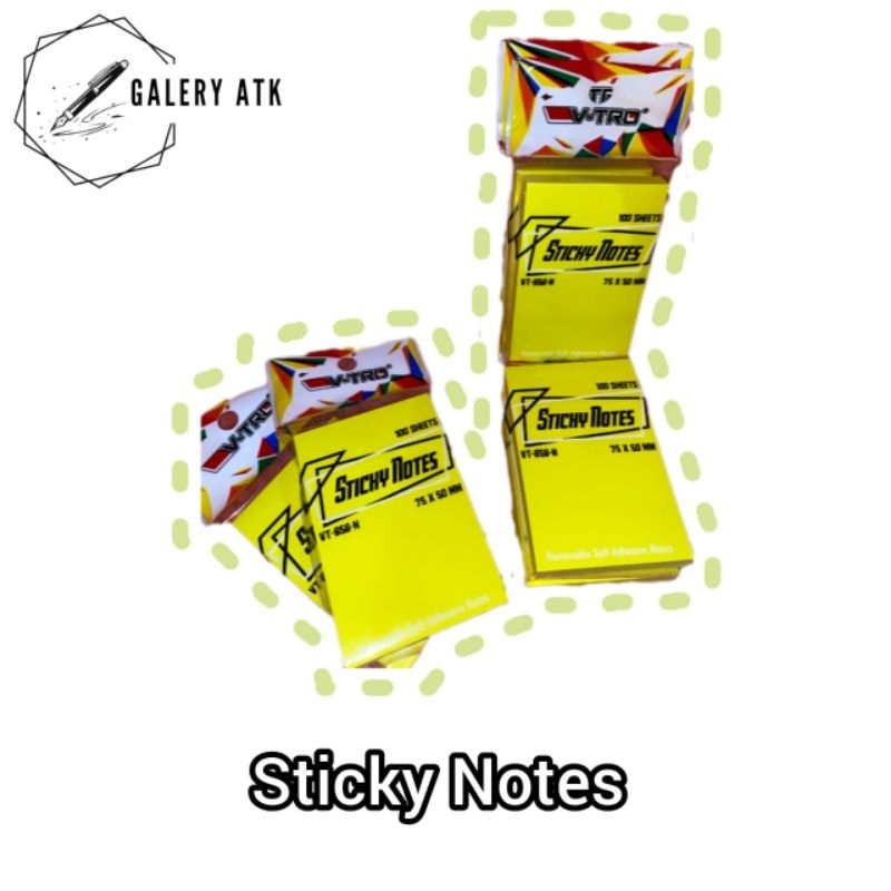 Jual Sticky Notes Warna | Kertas Notes | Kertas Memo | Sticky Notes V ...