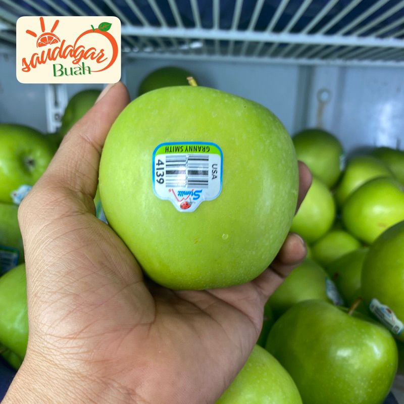 Jual BUAH APEL HIJAU GREEN SMITH USA 1KG | Shopee Indonesia