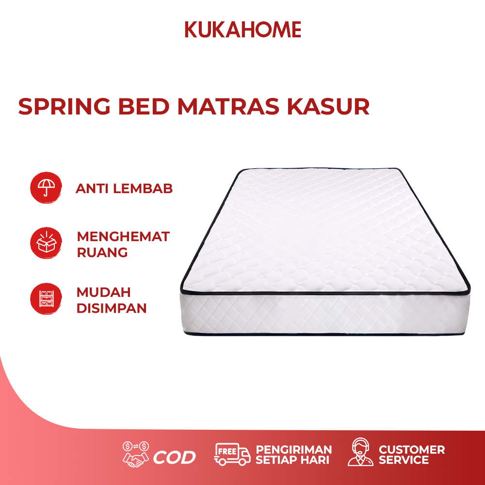 Jual KUKAHOME Spring Bed Matras Kasur Tebal 6 Ukuran Kasur Matras Tidur ...
