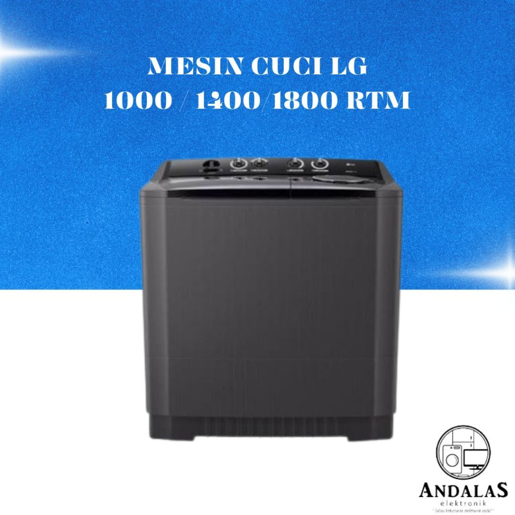 Jual Mesin cuci LG 2 tabung 18 kg P1800RTM P 1800 RTM 1800RTM P1800 ...