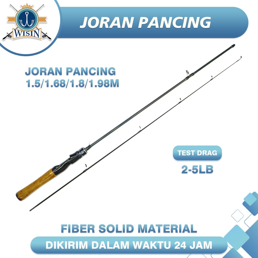 Jual WISIN Spinning Fishing Rod Fishing Pole Joran Pancing Bahan Ultra ...