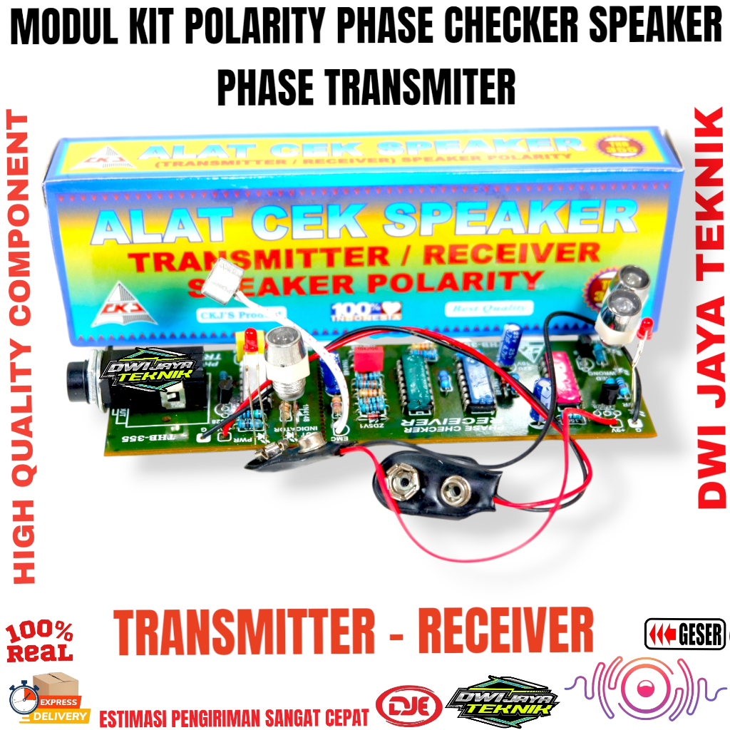 Jual Kit Modul Polarity Phase Checker Speaker / Check Phase Transmiter ...