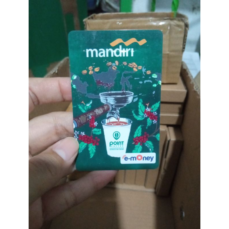 Jual emoney mandiri edisi point coffee original | Shopee Indonesia