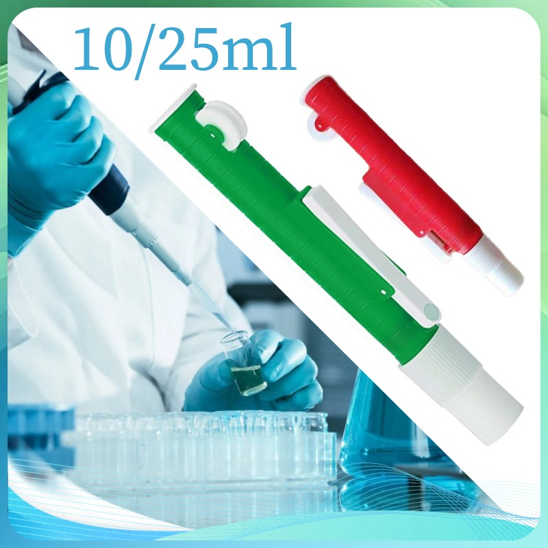 Jual Lab Pipette Pump 10ml 25ml Pipet Pump Pipette Filler Pump | Shopee ...