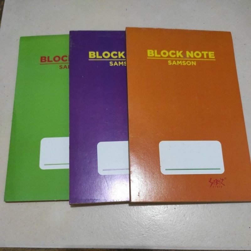 Jual Buku Note Block Note Samson Note Book Catatan Memo Kecil | Shopee ...