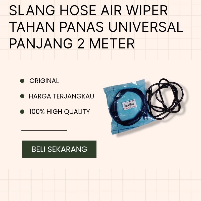 Jual Slang hose air wiper tahan panas UNIVERSAL panjang 2 meter ...