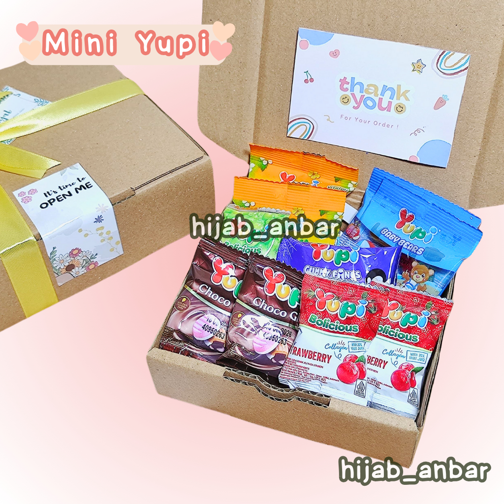 Jual Mini Gift Box - Gift Box Mini Snack Gift Box Hadiah Ulangtahun ...