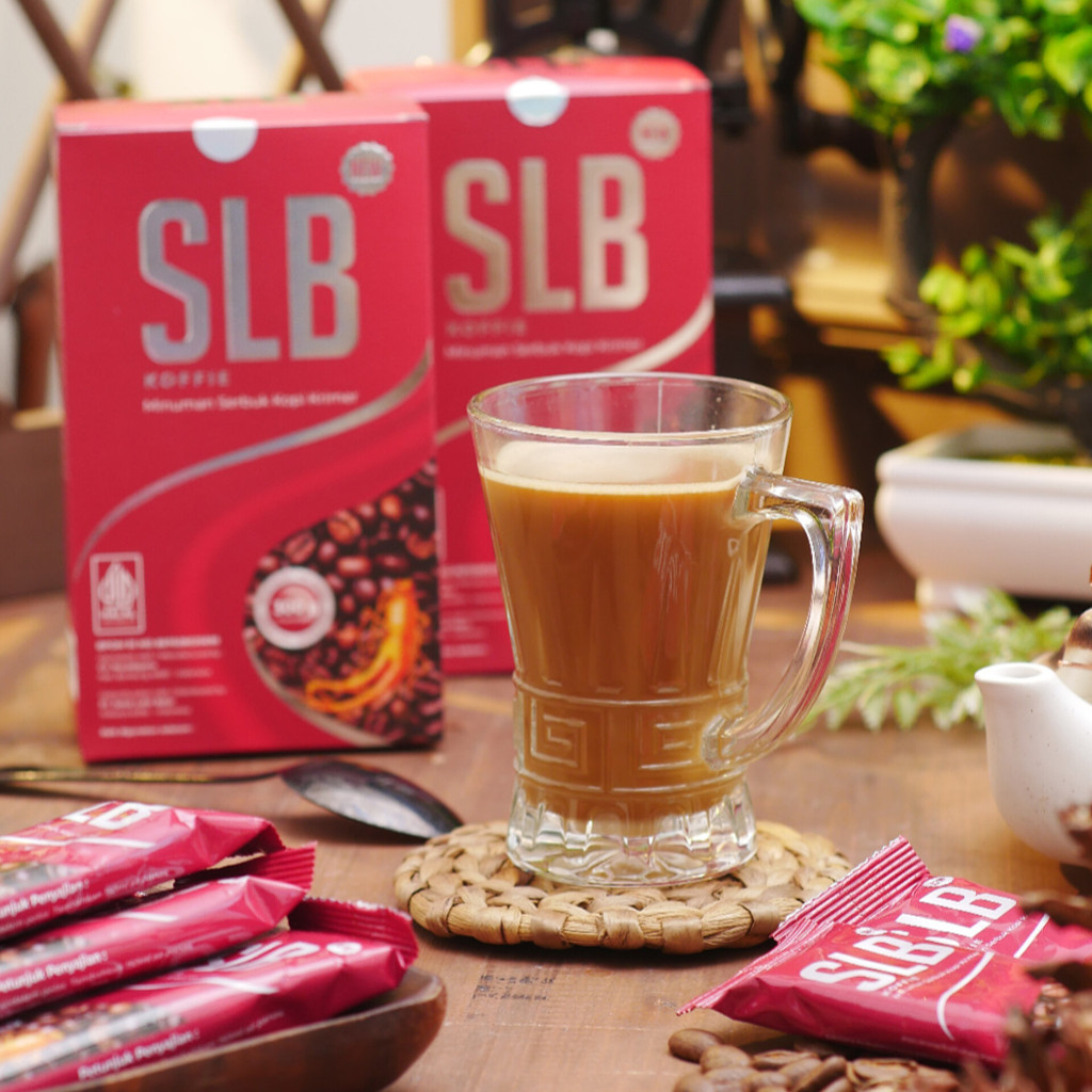 Jual KOPI SLB KOFFIE SLB MAN 1 Box isi 10 Sachet Minuman Ginseng BPOM HALAL | Shopee Indonesia