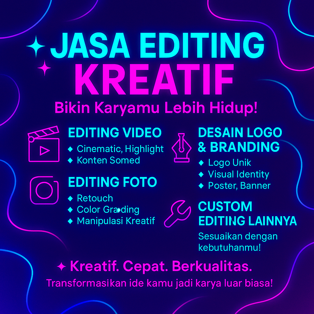 Jual JASA EDITING VIDEO PROFESSIONAL 3D ANIMASI , CINEMATIC, VLOG ...