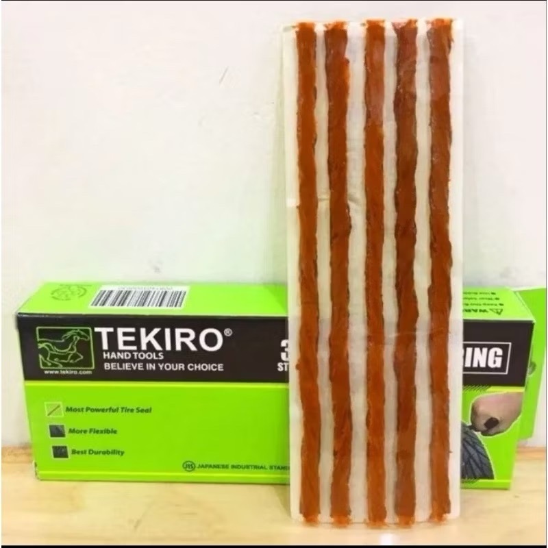 Jual TEKIRO Lem Cacing Tambal Ban Tubeless Karet / Lem Tambal Ban ...