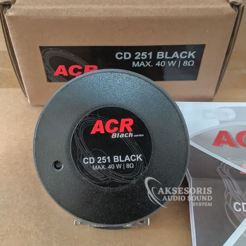 Jual Driver Tweeter ACR CD 251 Black 1inch 40 Watt Kualitas Bagus | Shopee Indonesia