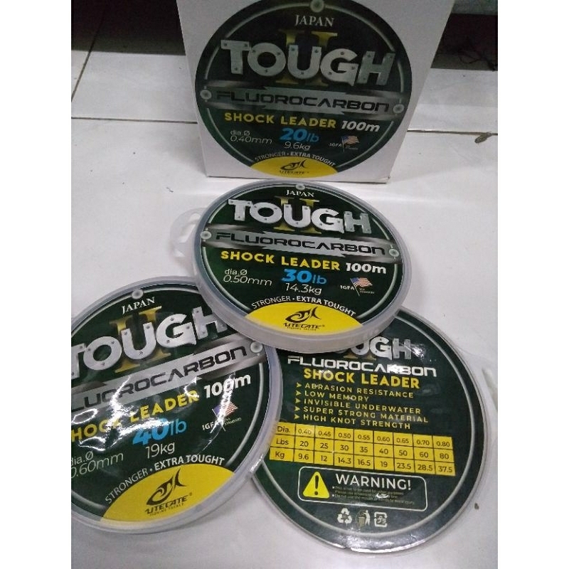 Jual SENAR PANCING SHOCK LEADER TOUGH / GIGAMAX UTECATE FLUOROCARBON ...
