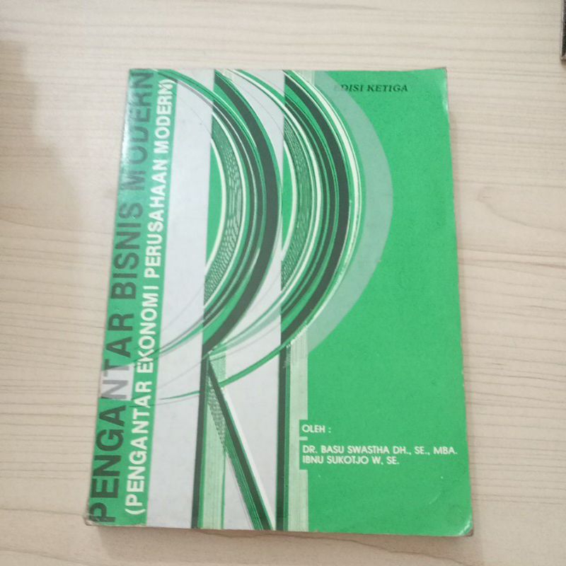 Jual BUKU PENGANTAR BISNIS MODREN OLEH DR BASU SWASTHA DH SE MBA IBNU ...