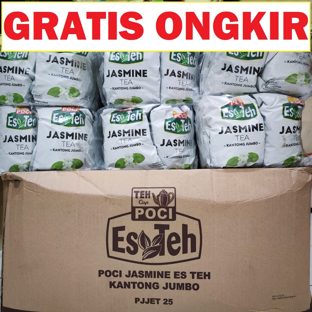 Jual pk- teh poci jasmine & vanilla BOS (10 BUNGKUS) celup jumbo 100gr ...