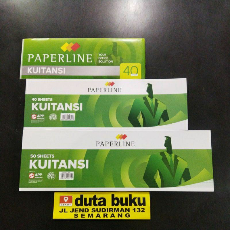 Jual Buku Kwitansi Paperline Kuitansi Kecil Sedang Besar Nota Bon Sinar ...