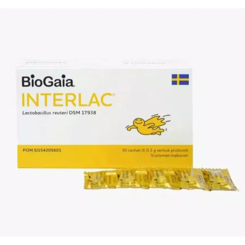 Jual INTERLAC SERBUK PROBIOTIK 1 SACHET - Suplemen kesehatan pencernaan ...