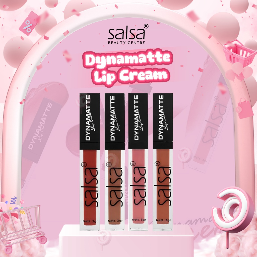 Jual SALSA - DYNAMATTE LIP CREAM - Matte Lipcream Long-Lasting Tahan ...