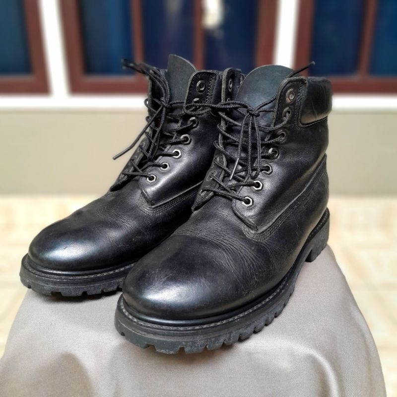 Jual HAWKINS BOOTS BLACK KULIT | Shopee Indonesia