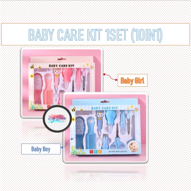 Jual BABY CARE KIT SET 10IN1 - Set Alat Perawatan Bayi - Baby Gift Set ...