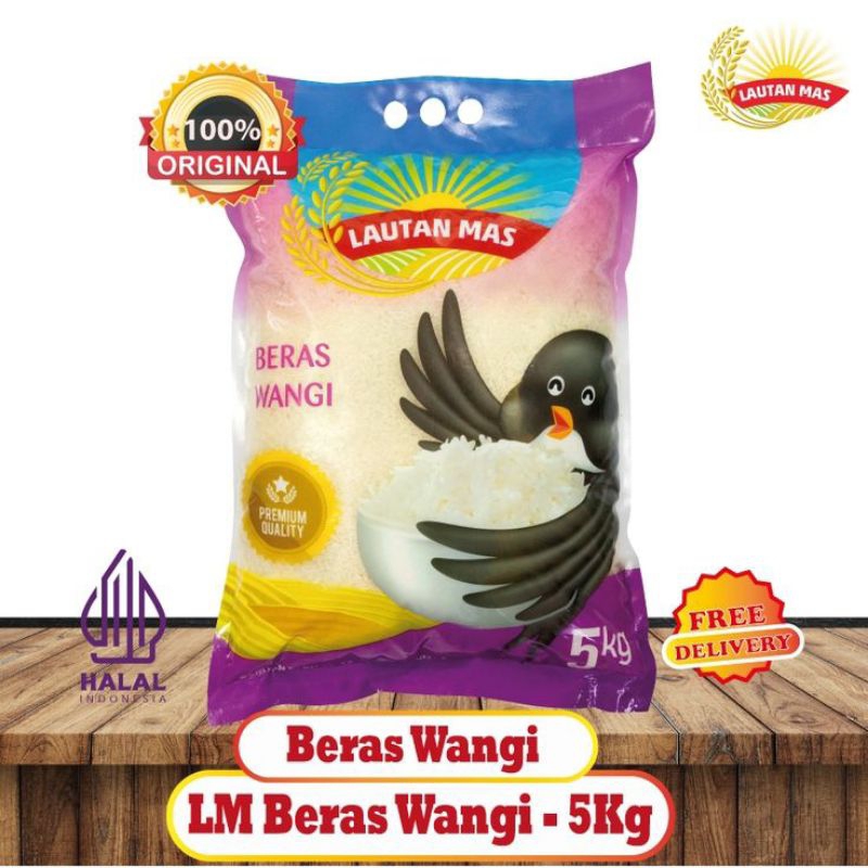 Jual beras wangi lautan mas 5kg | Shopee Indonesia