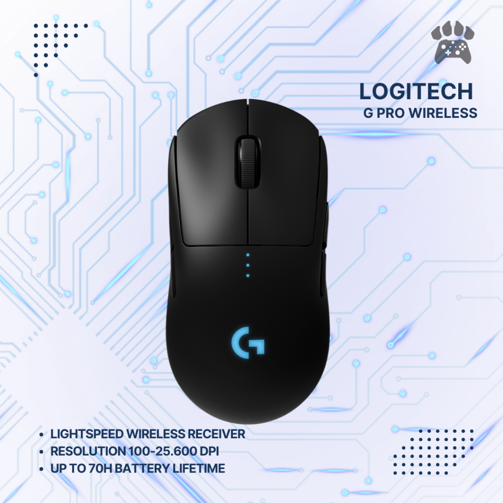 Jual Logitech G Pro Wireless Gaming Mouse | Shopee Indonesia