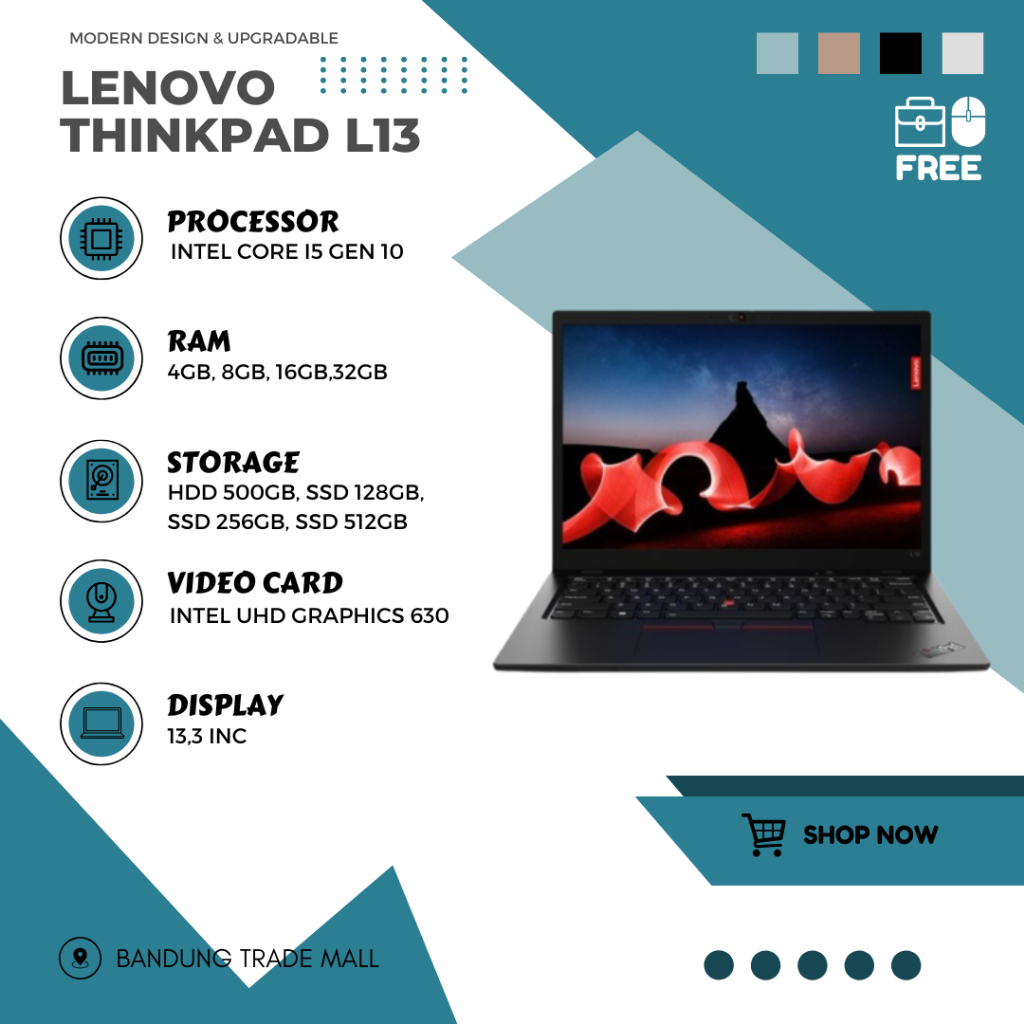 Jual Laptop Murah Lenovo ThinkPad X240 X250 X260 X270 X280 Core i5 Ram 16Gb SSD 1TB Mulus ...