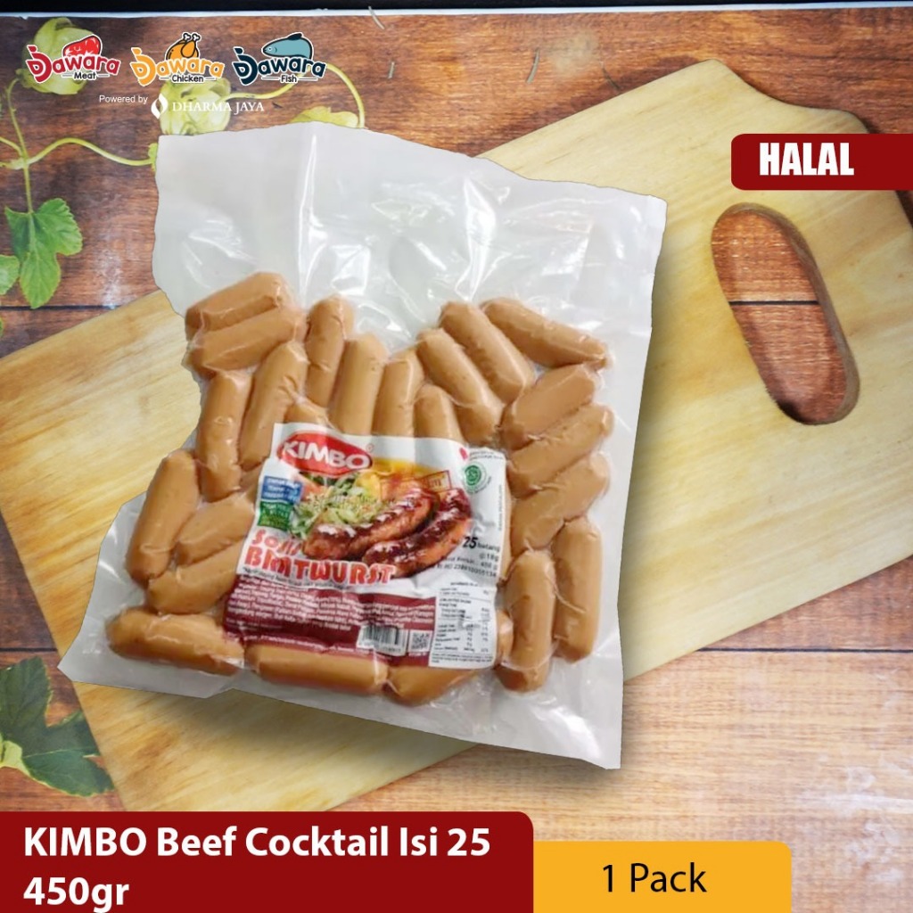 Jual KIMBO Beef Cocktail Isi 25 450gr | Shopee Indonesia