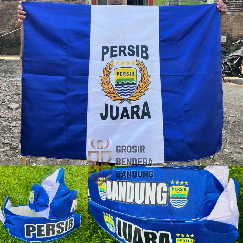 Jual Bendera Persib Bandung Bintang 4 | Empat Bintang | Shopee Indonesia