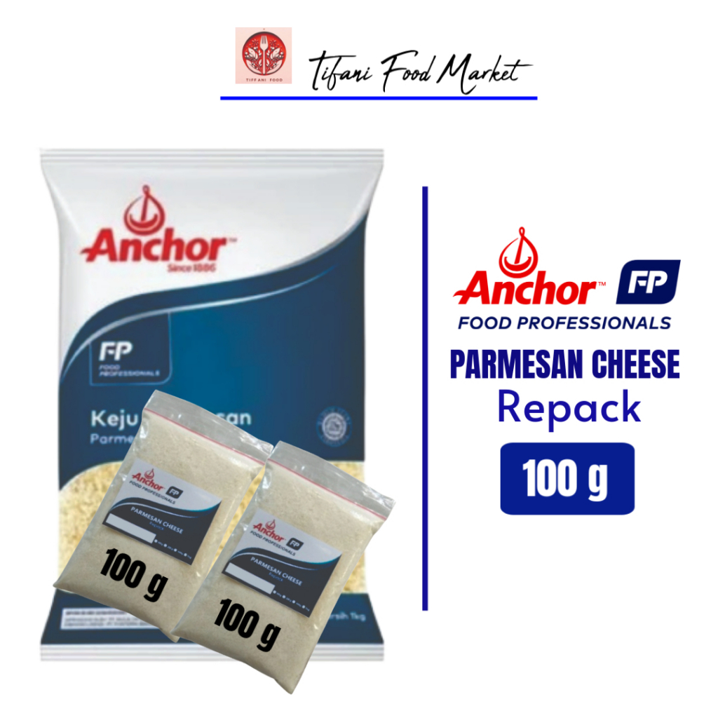 Jual Parmesan Cheese Anchor Repack 100g / Keju Parmesan Bubuk ...