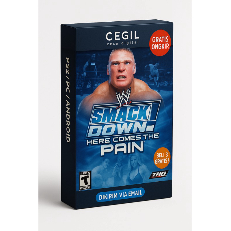 Jual SMACKDOWN PAIN HERES COME THE Game PS2 Game Emulator PS2 bisa di ...