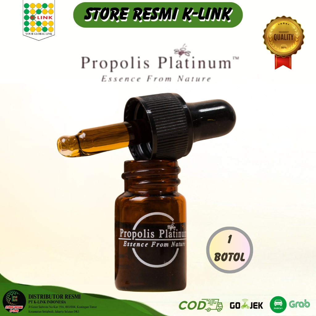 Jual 1 Botol Propolis Platinum K-LINK Membantu Menjaga Daya Tahan Tubuh ...