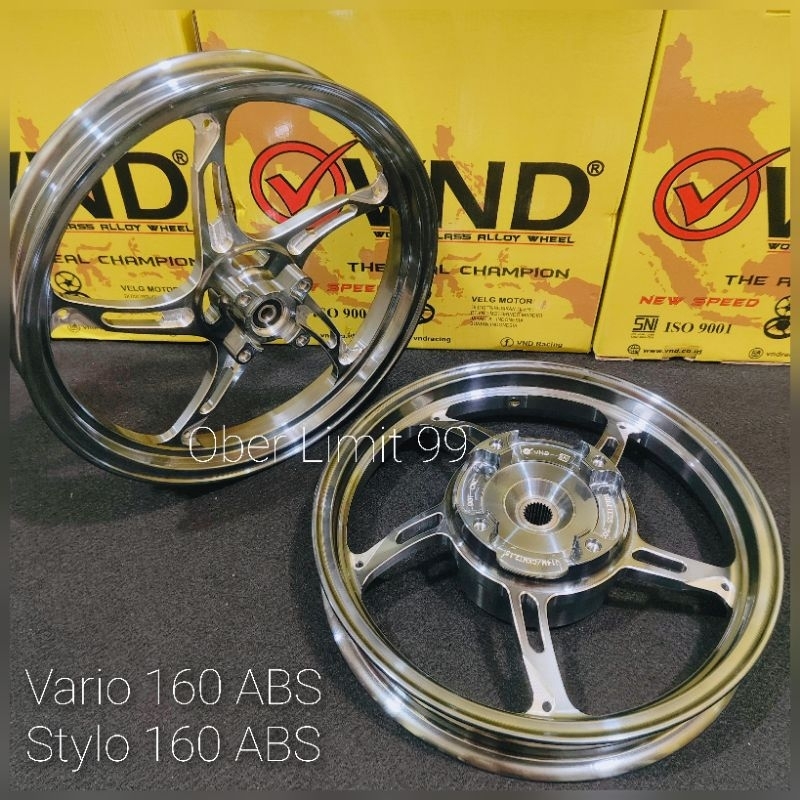 Jual VND VELG RACING BINTANG LAUT NEW SPEED SPED VARIO 160 ABS CBS STYLO 160 ABS CBS 1.85X14 & 2 ...