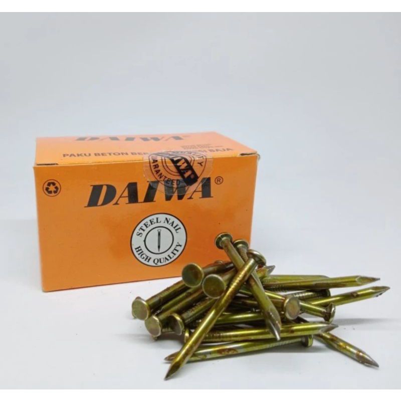 Jual PAKU BETON PAKU TEMBOK daiwa/daiken kuning uk 1 sd 4 inch sekotak original | Shopee Indonesia