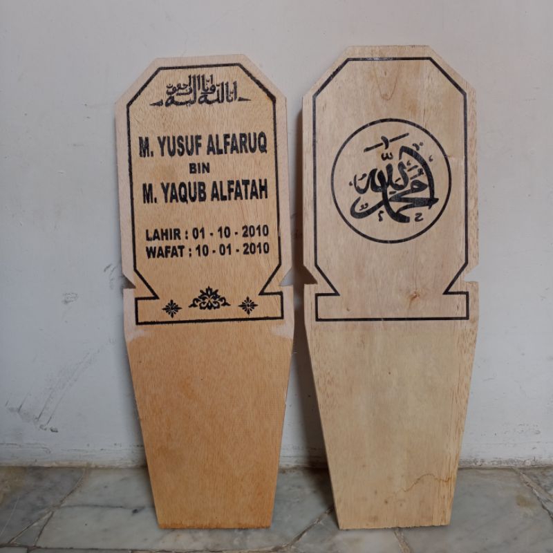 Jual [PRODUK BARU] COD PAPAN NISAN KAYU MURAH BEKWALITAS (GRATIS ...