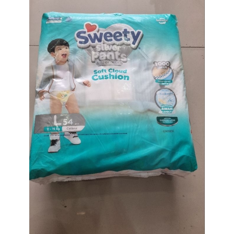 Jual sweety silver pants tipe celana ukuran L54(WARNA PUDAR KARENA ...