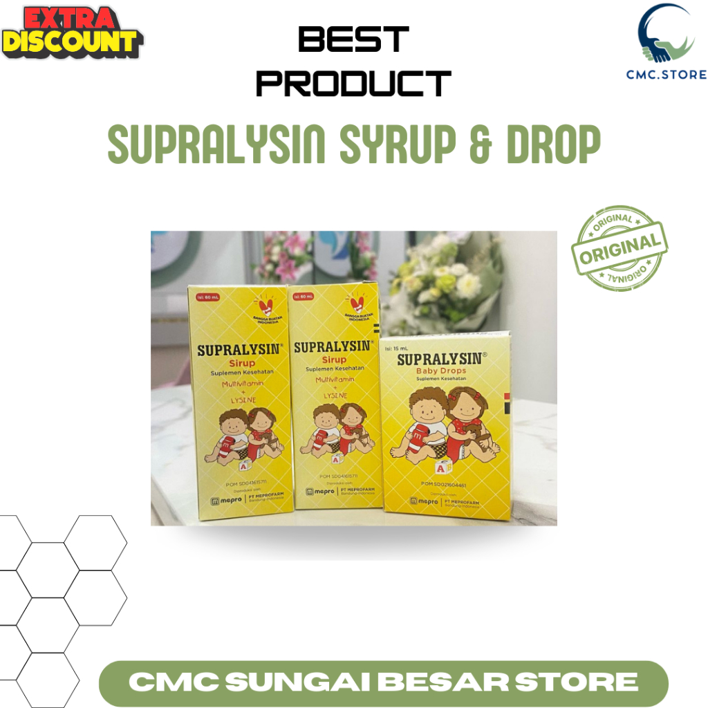 Jual Supralysin Syrup 60 mL & Drop | Shopee Indonesia