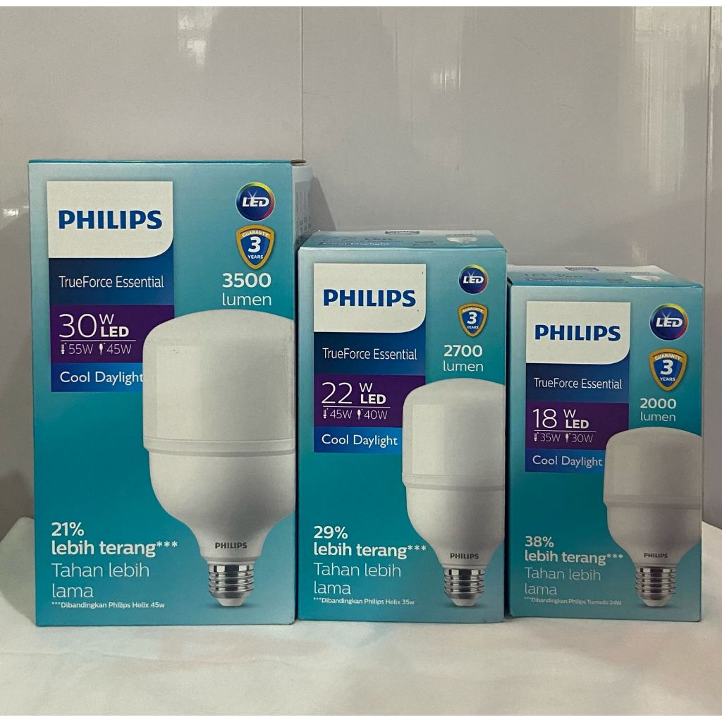 Jual Lampu Philips TrueForce Essential LED 18W 22W 30W | Shopee Indonesia