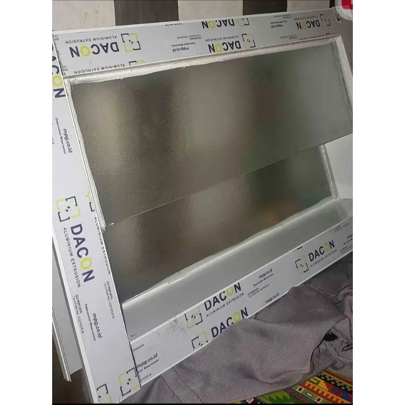 Jual KUSEN ALUMINIUM PAFENL KAMAR MANDI KACA JIGJAG+ KACA MATII BEBAH ...