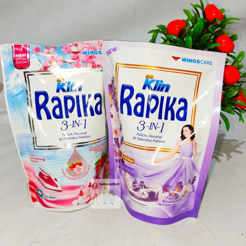 Jual Rapika Pewangi Pakaian Pouch 400 ML | Shopee Indonesia