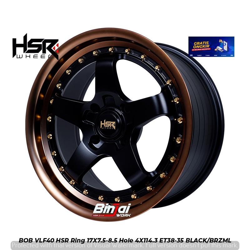 Jual Velg mobil celong ring 17 HSR BOB mobil Wuling Bingo Alvez Livina Kijang - BISA KIRIM ...
