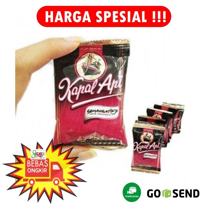 Jual Kopi Kapal Api Mini 6gr Tanpa gula 1 renceng | Shopee Indonesia