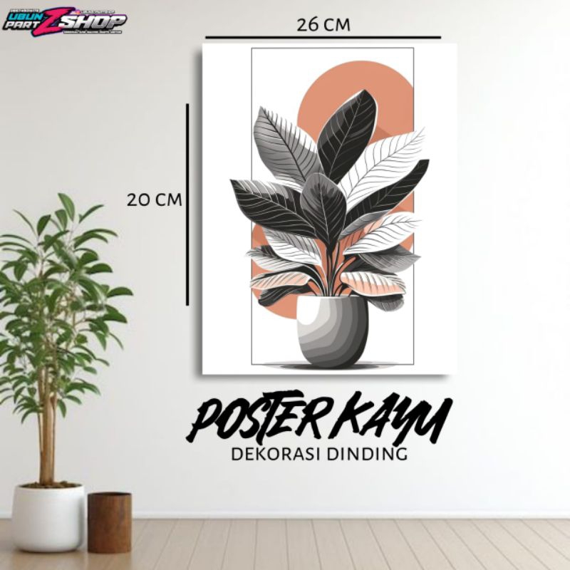 Jual dekorasi dinding poster kayu kekinian aesthetic terbaru viral ...