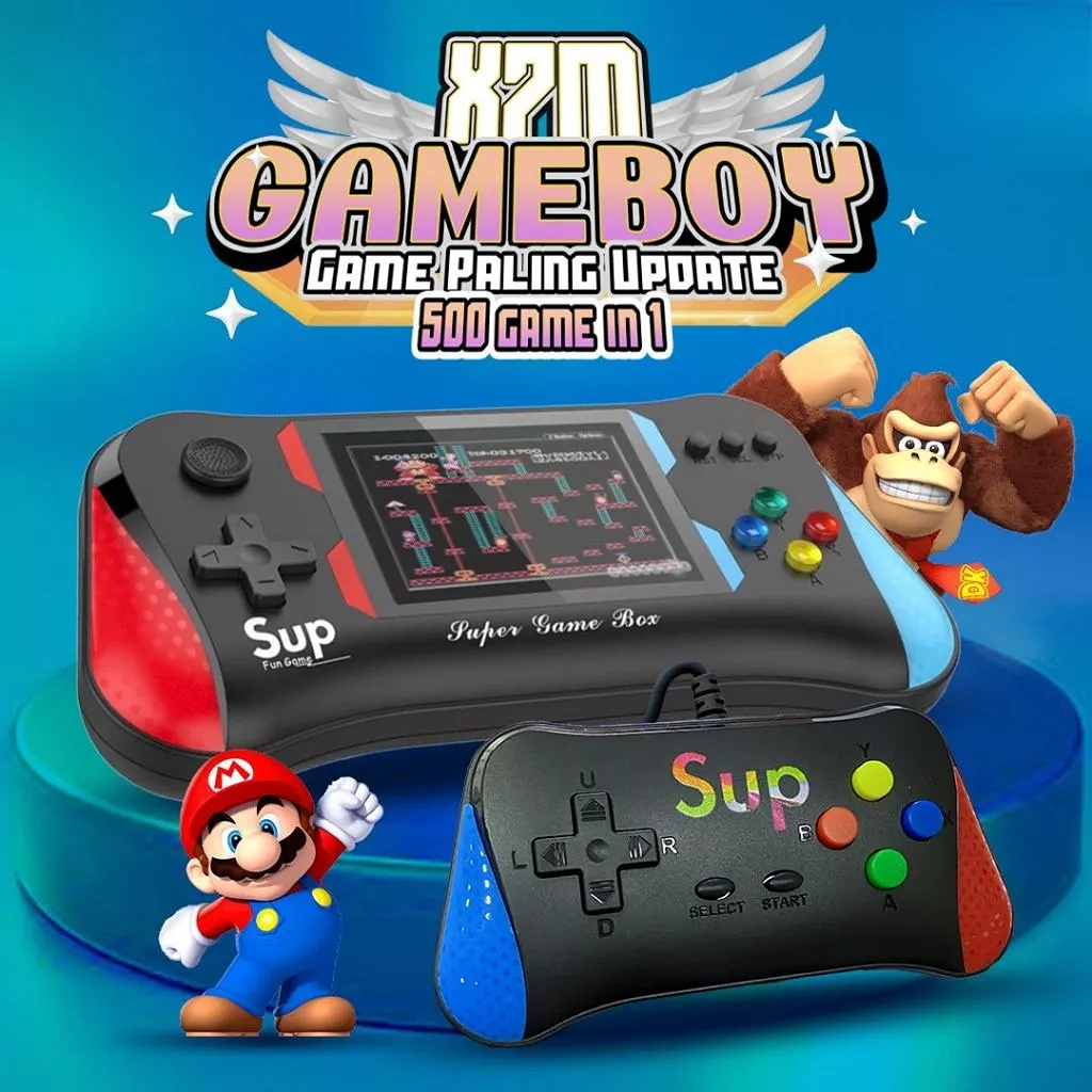 Jual Gameboy X7M Layar Lebar 3.0" Versi Terbaru Game Paling Update ...